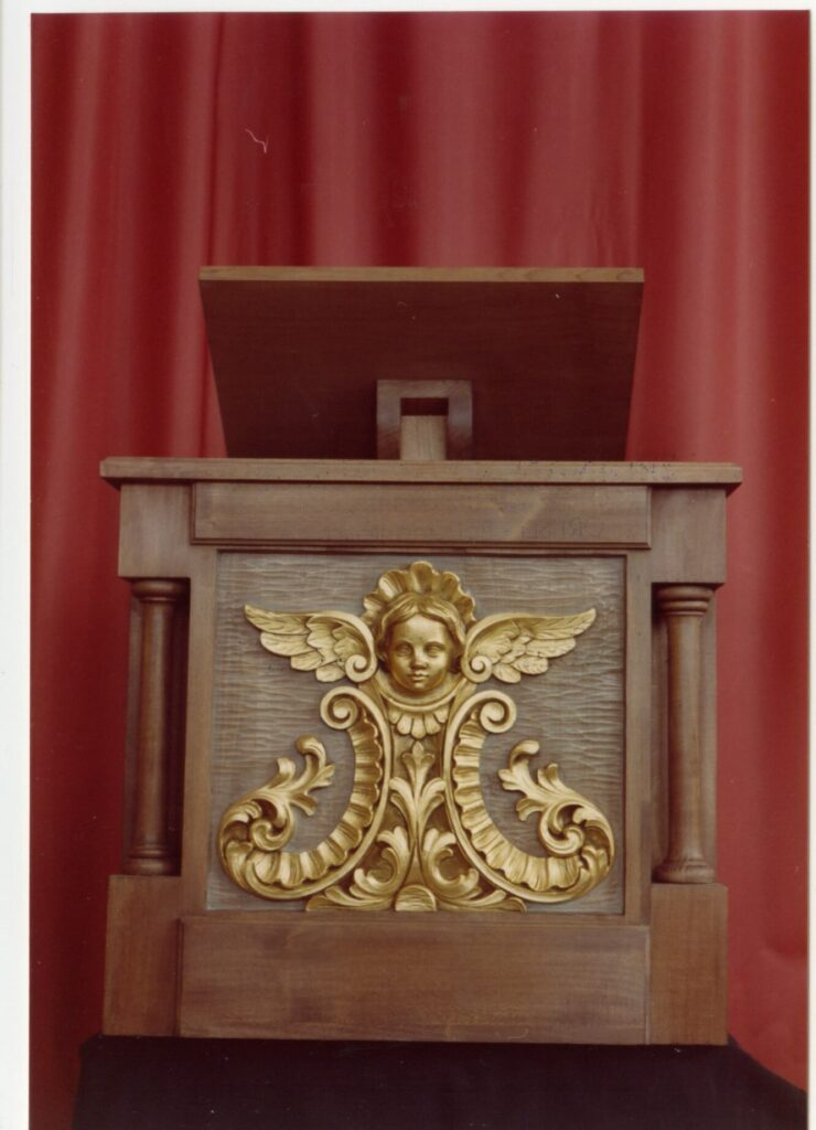 Wooden ambo for Cathedral, Church or Chapel - Ferdinand Stuflesser 1875