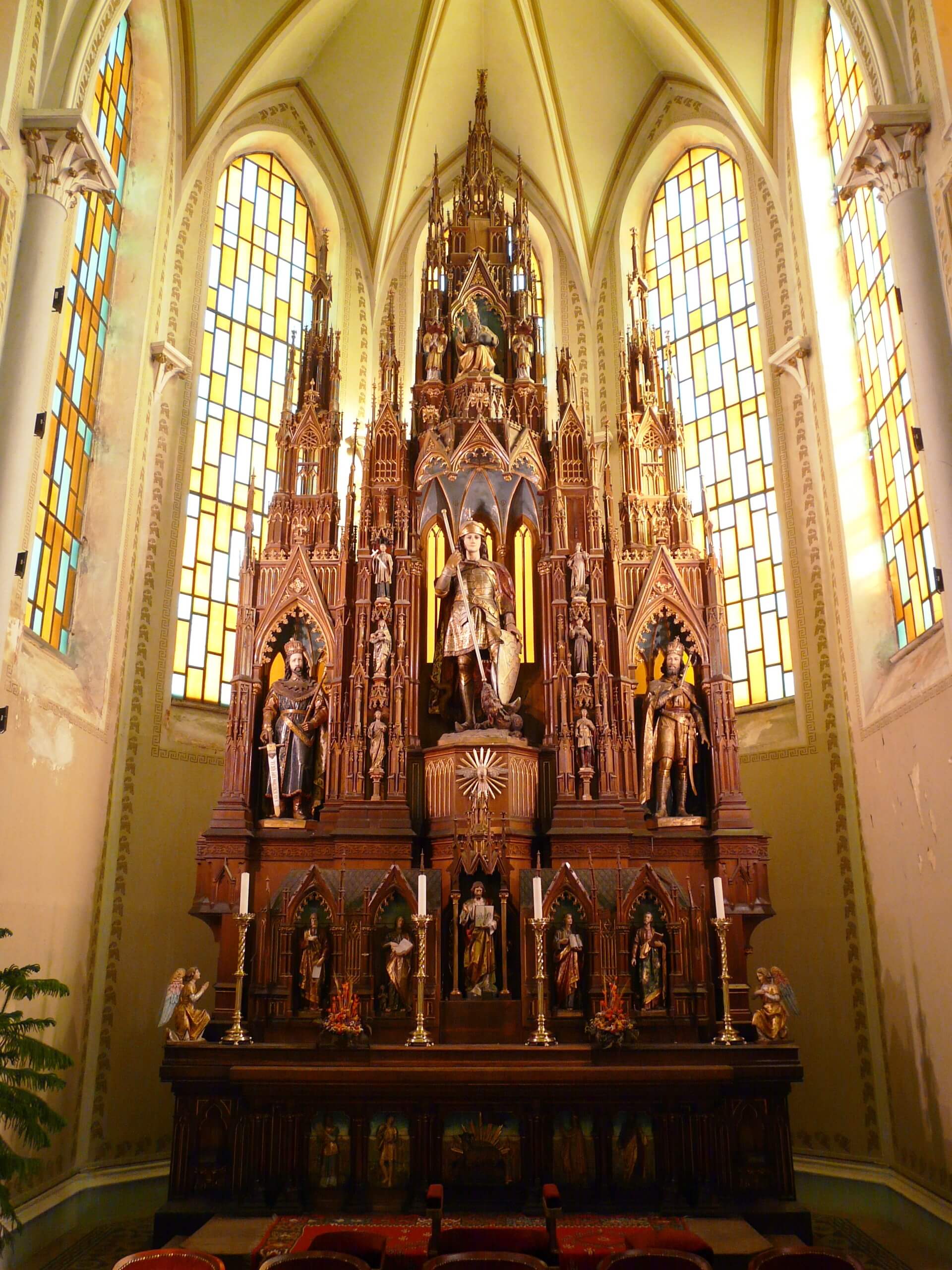 Wooden High Altars For Churches Ferdinand Stuflesser 1875