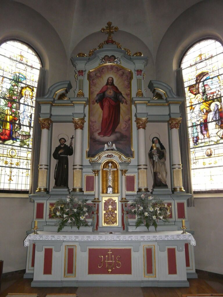 Wooden High Altar restoration in Dakovo Croatia - Ferdinand Stuflesser 1875