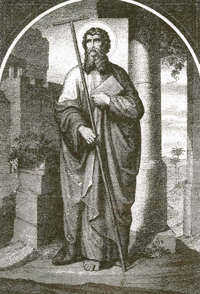 Wooden statue of St.Philip - Ferdinand Stuflesser 1875