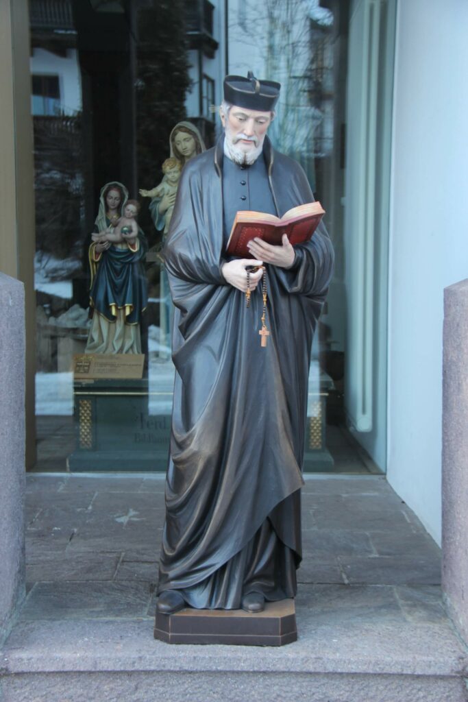 Wooden statue of St.Philip - Ferdinand Stuflesser 1875