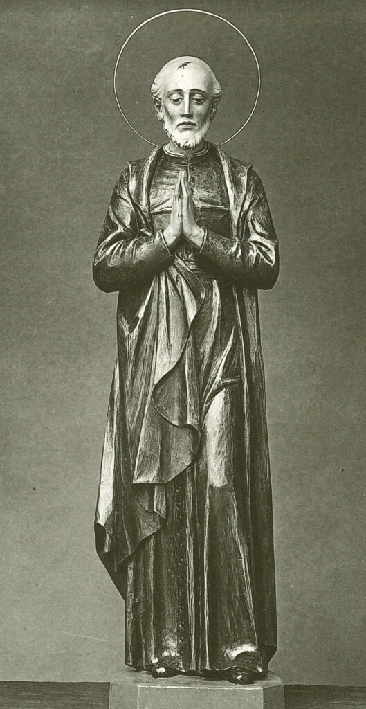 Wooden statue of St.Isac - Ferdinand Stuflesser 1875