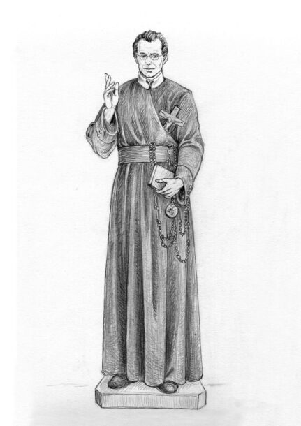 Statue of Blessed Francis Xavier Seelos - Ferdinand Stuflesser 1875